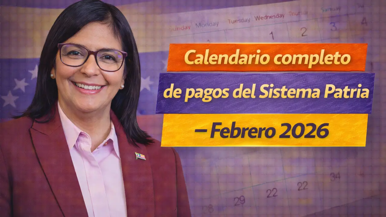 Calendario completo de pagos del Sistema Patria – Febrero 2026 - HYF News